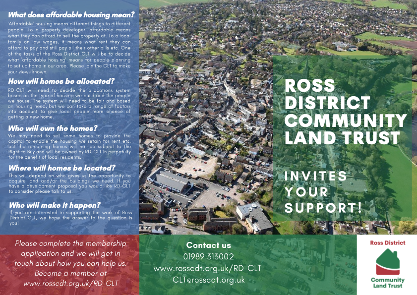 Flyer – Ross District CLT – Ross Community Development Trust