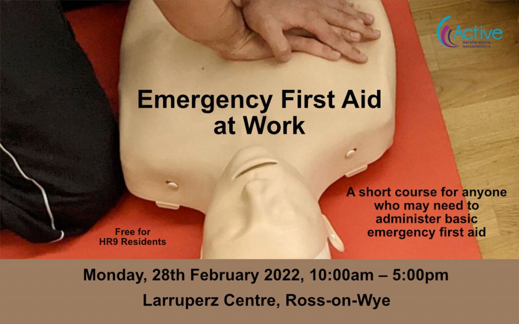 Emergency First Aid at Work | Ross Community Development Trust